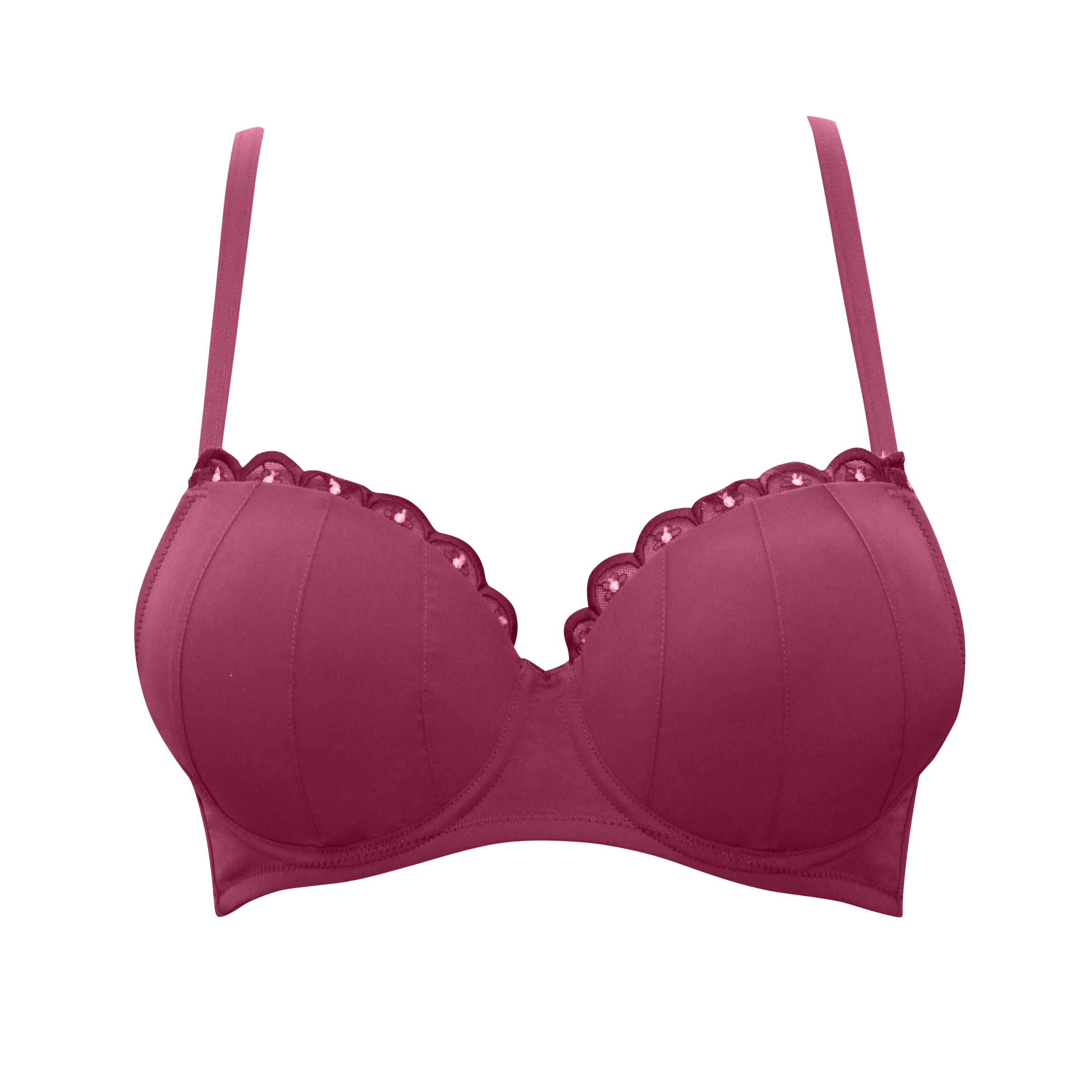 Embroidery Bra Sets Molded Cup Bra And Brief Panty | Ladymate